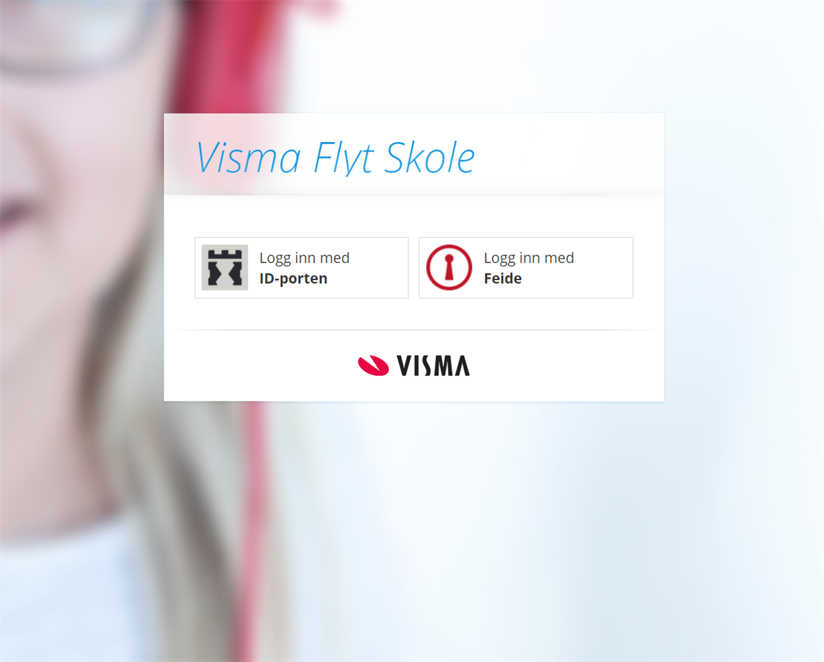 Innlogging Visma Flyt skole - Hovedportal